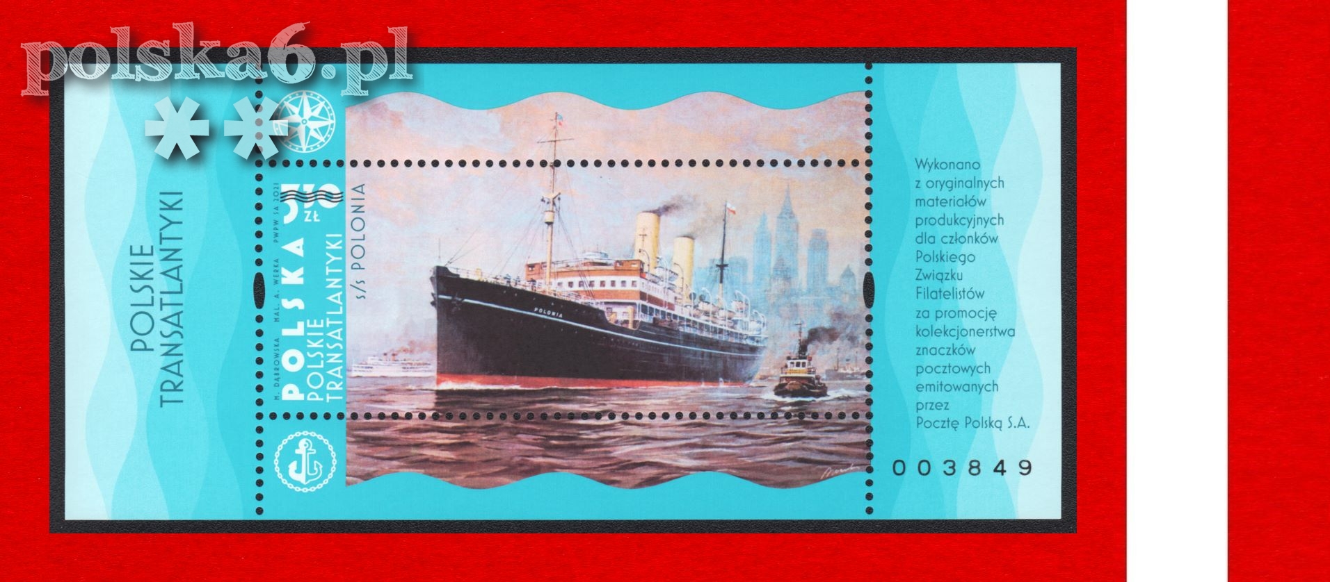 Znaczki Polska6.pl - Sklep filatelistyczny